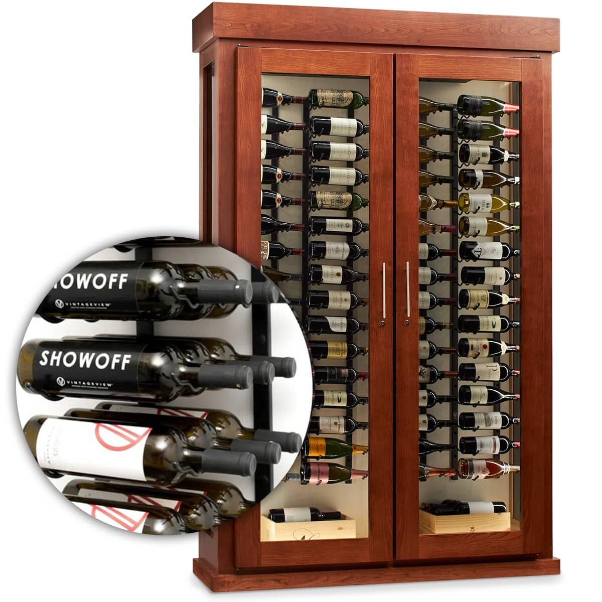 Le Cache Semi-Custom Wine Cabinet Standard #36756 | Le Cache Wine Cabinets